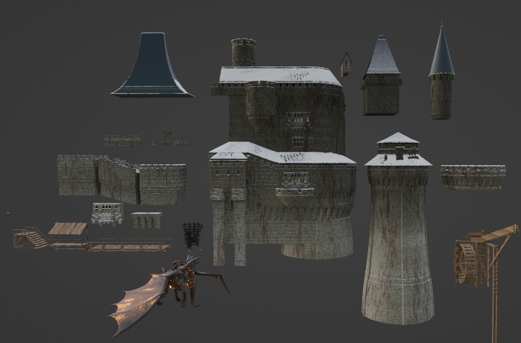 ArtStation - Castle Kitbash | Resources