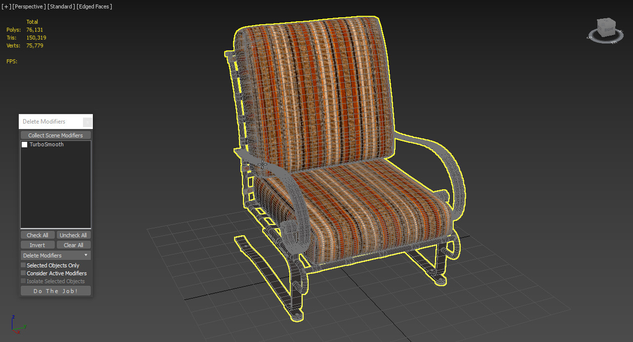 ArtStation - OW Lee Classico Chair 3D Model | Resources