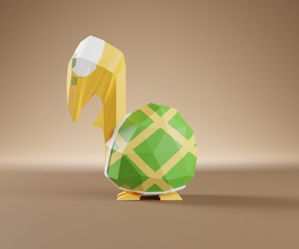 ArtStation - Koopa Troopa Green Super Maro Bros Low Poly 3D Model ...