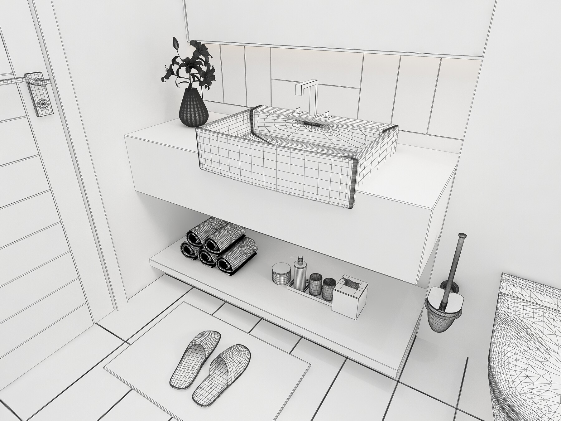 ArtStation - Modern Bathroom - 082 | Resources