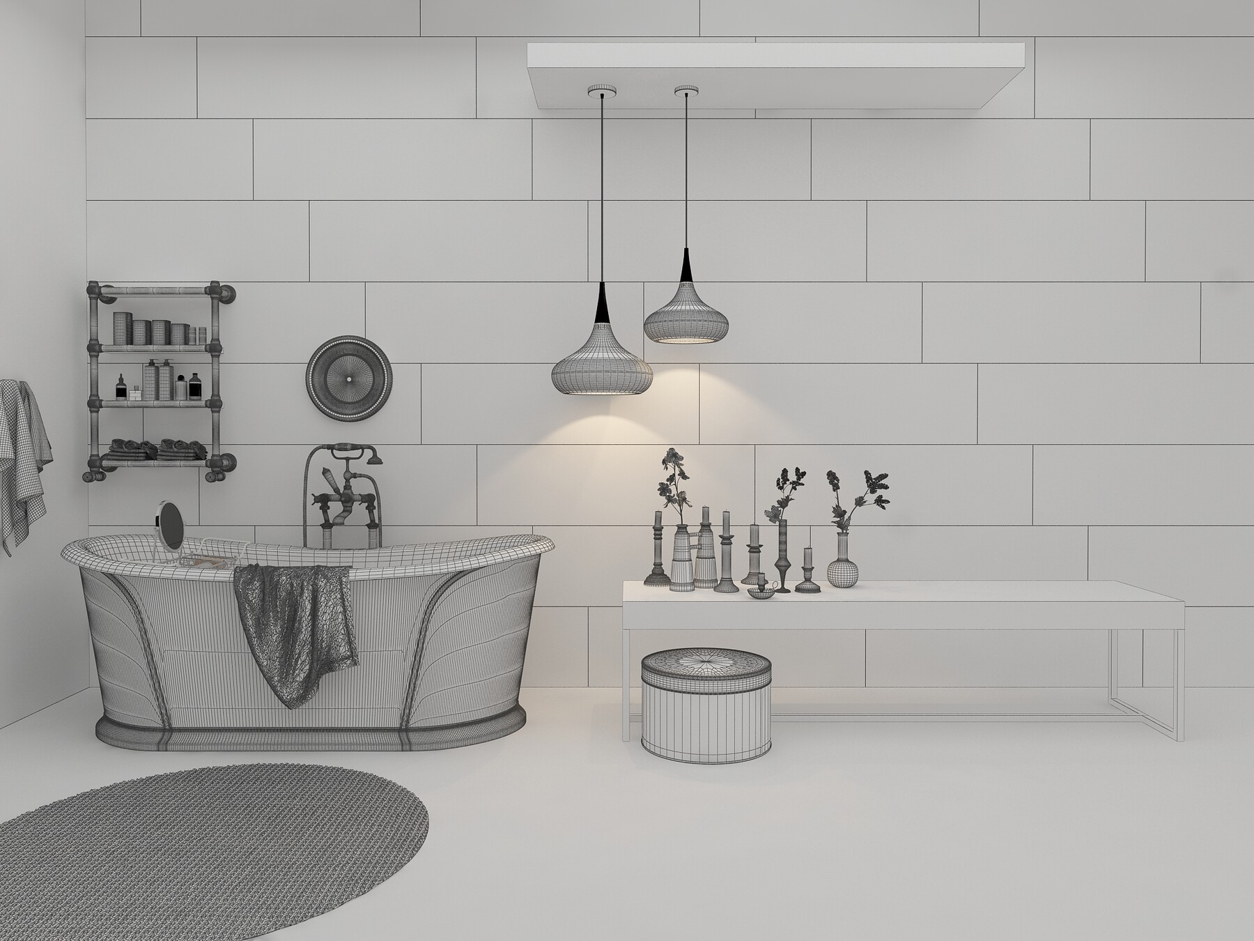 ArtStation - Modern Bathroom - 084 | Game Assets