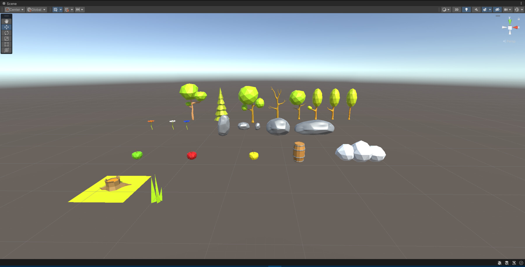 ArtStation - LOW POLY NATURE PACK V1.0 | Game Assets