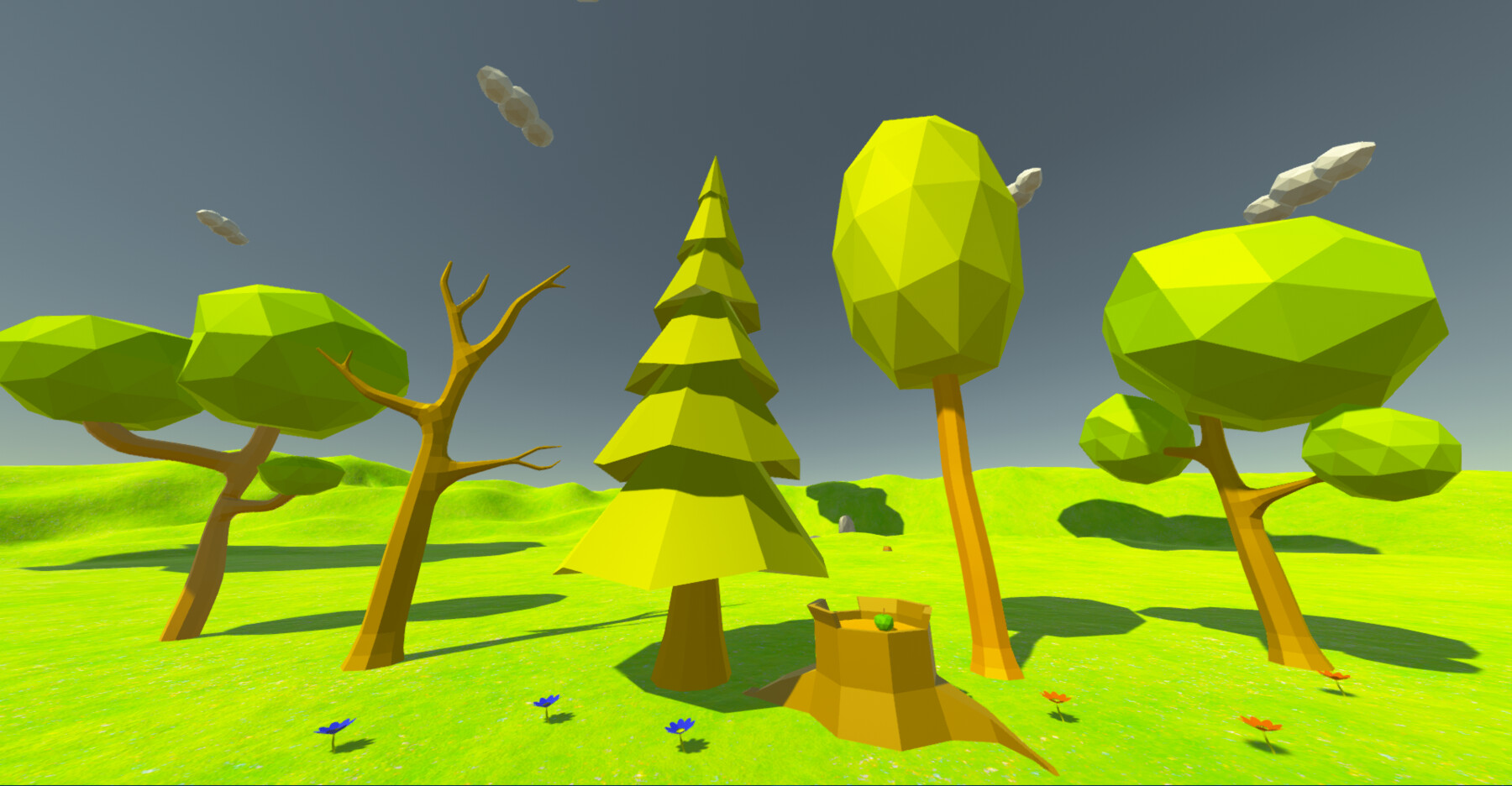 ArtStation - LOW POLY NATURE PACK V1.0 | Game Assets
