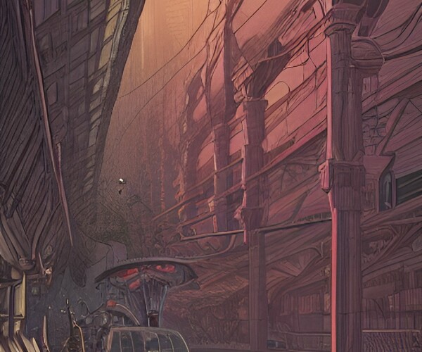 ArtStation - Line art perspective Comics Book Style 2000 jpg pack ...