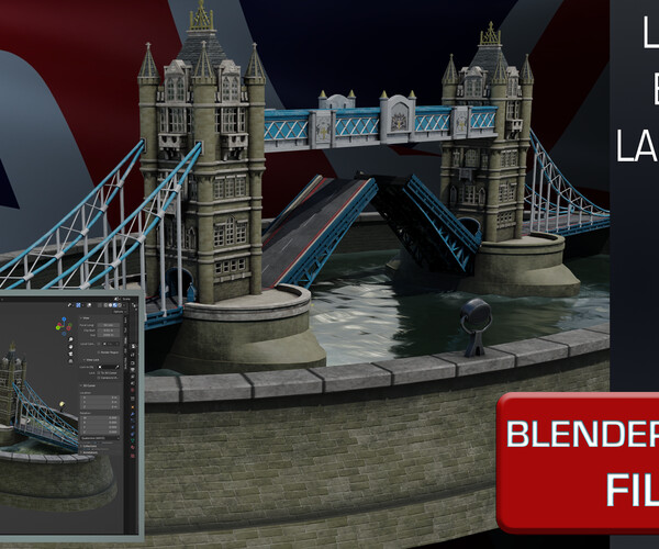 ArtStation - Blender 3 to Unreal Engine 5 London Bridge Model & Guide ...