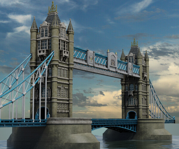 ArtStation - Blender 3 to Unreal Engine 5 London Bridge Model & Guide ...