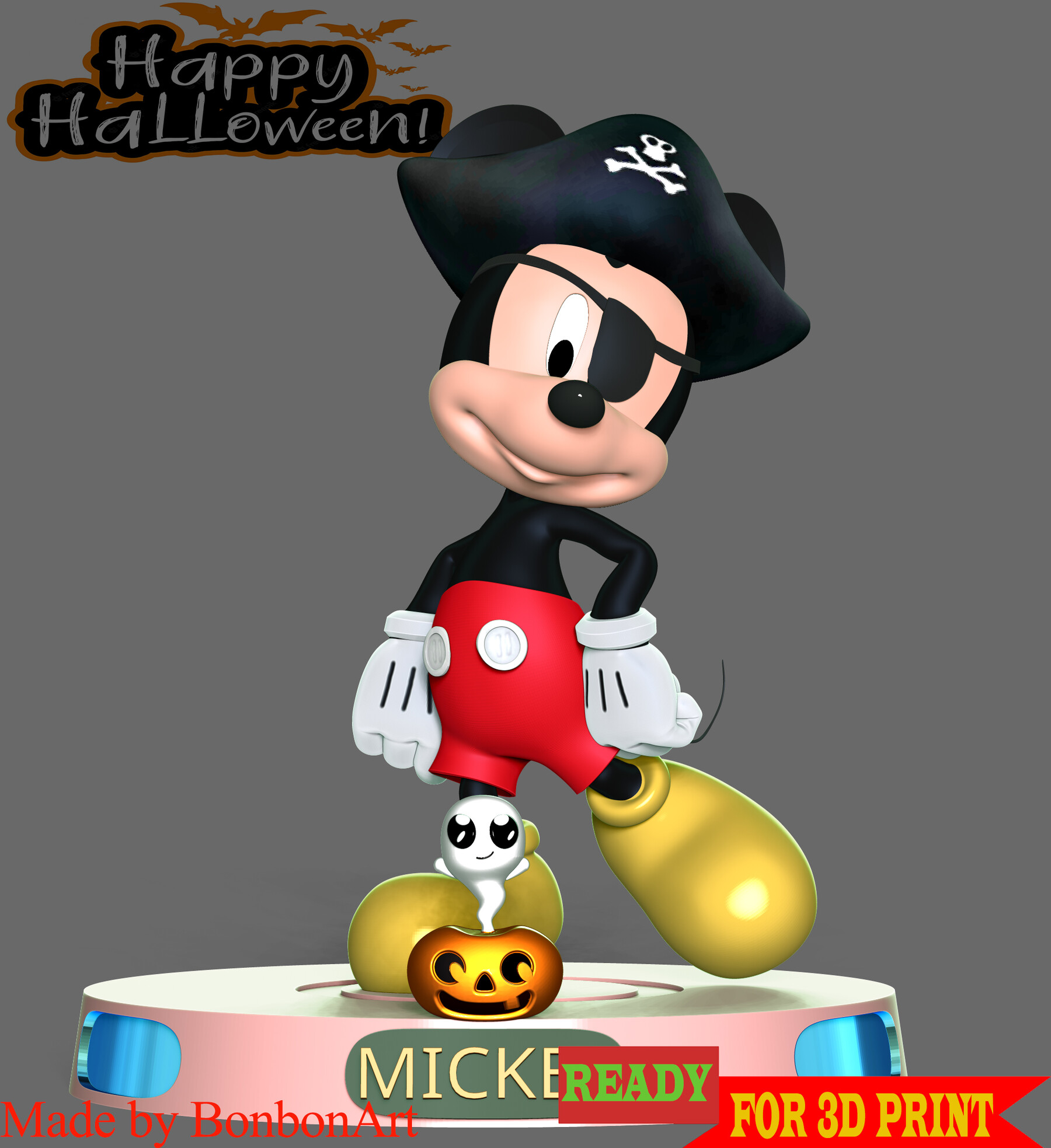 ArtStation - Mickey - Happy Halloween | Resources