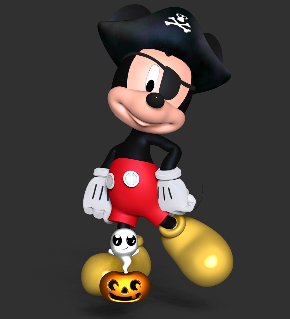 ArtStation - Mickey - Happy Halloween | Resources