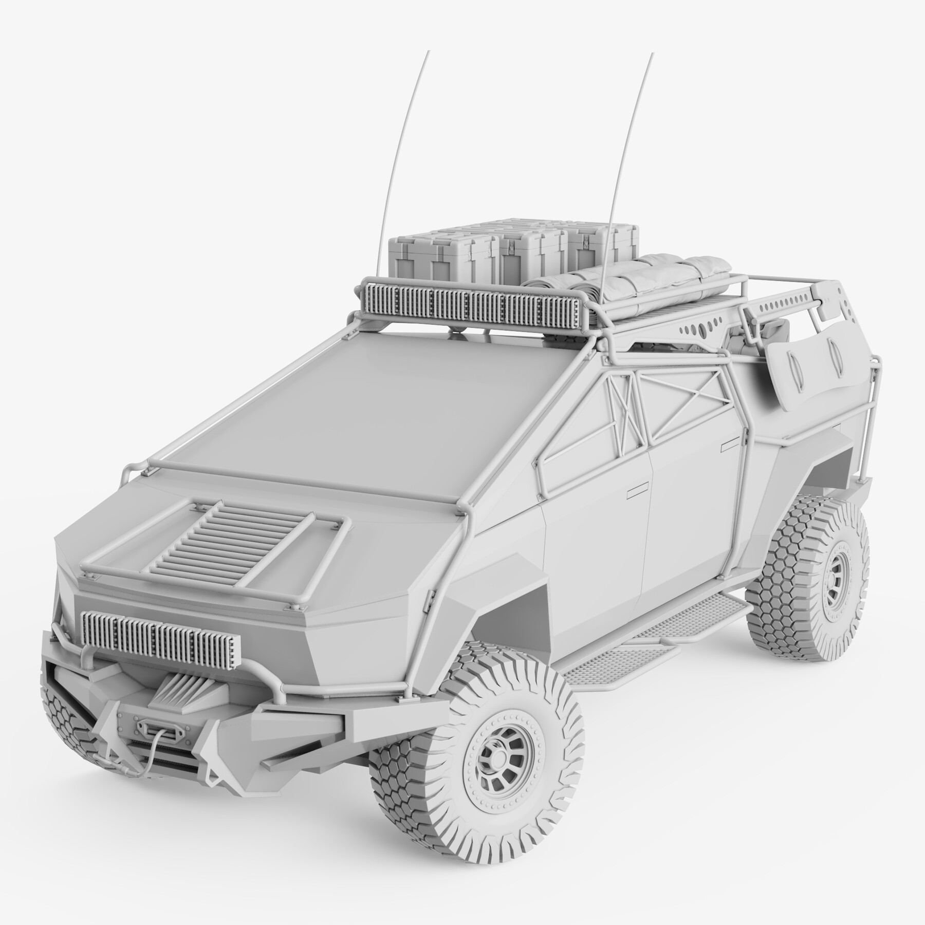 ArtStation - Tesla Cybertruck SUV | Resources