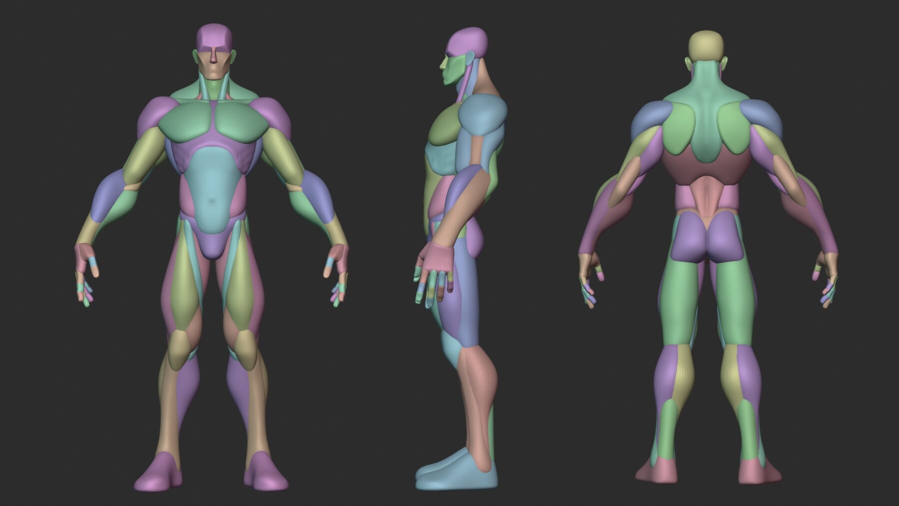 ArtStation - Standard Male Stylized Blockout V1 | Resources