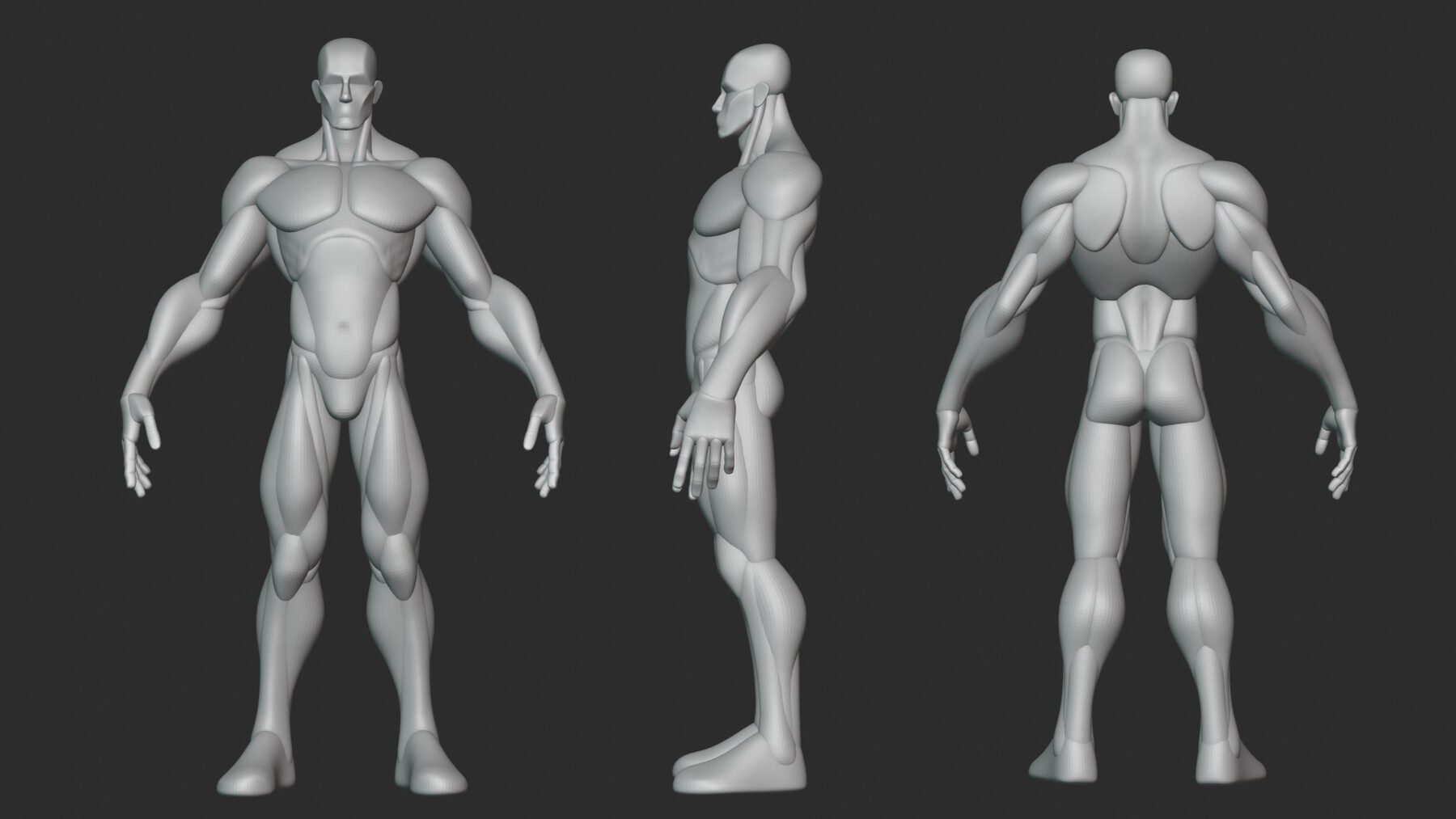 ArtStation - Standard Male Stylized Blockout V1 | Resources