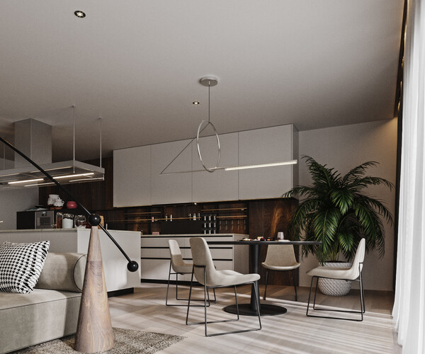 ArtStation - Apartment Interior 3D Scene | Resources