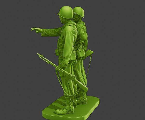 ArtStation - American soldiers ww2 laugh A15 | Resources