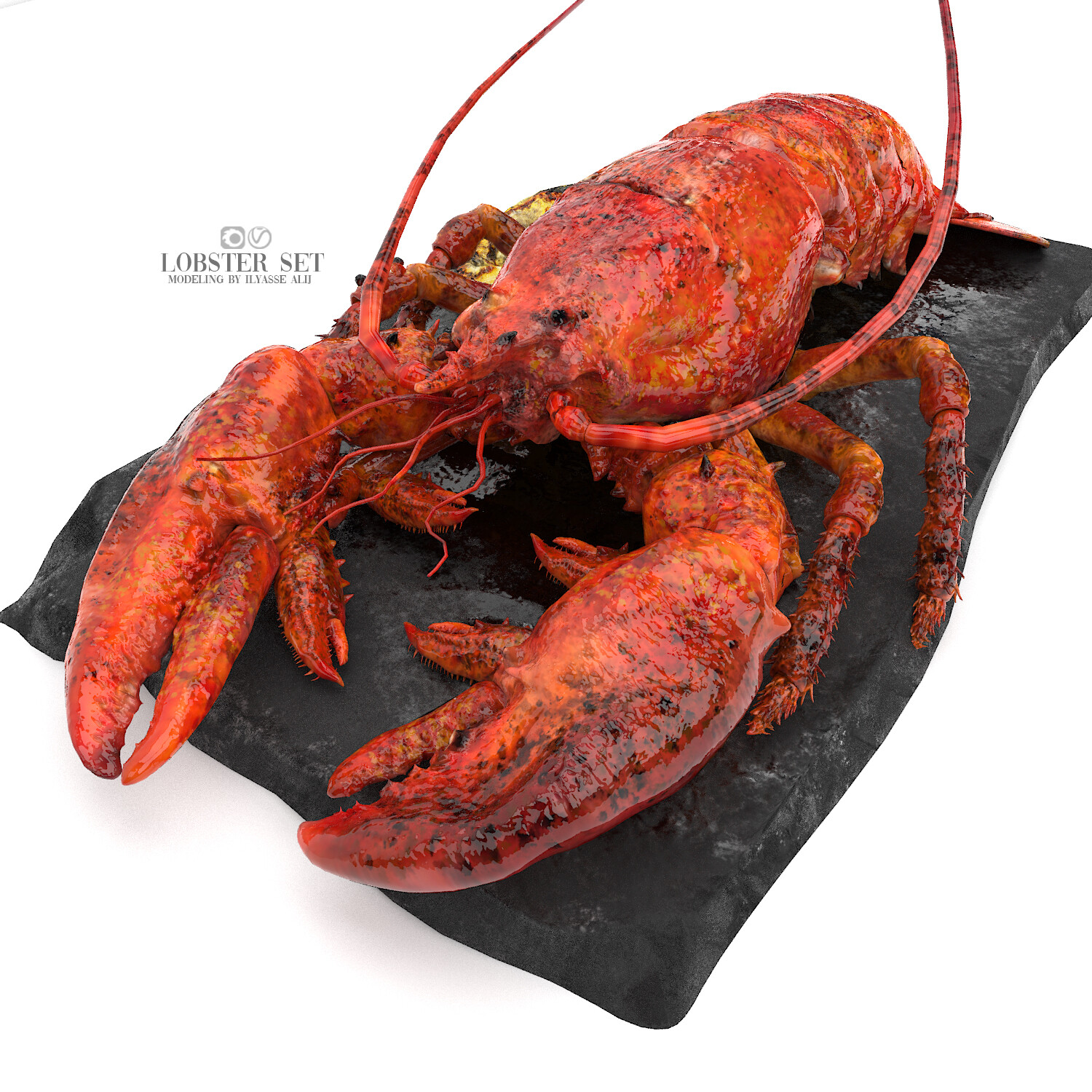 ArtStation - lobster set | Game Assets
