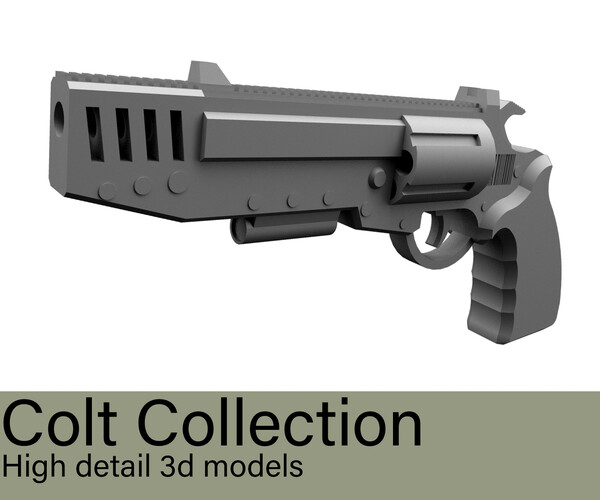 ArtStation - 10 Colt Collection 3d models-max.fbx.obj | Resources
