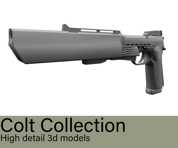 ArtStation - 10 Colt Collection 3d models-max.fbx.obj | Resources