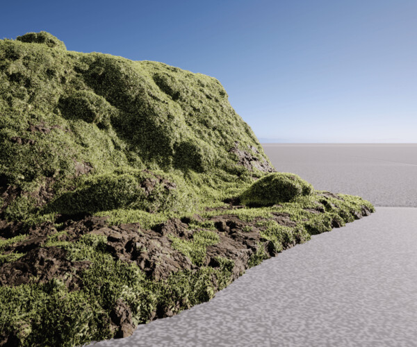 ArtStation - Realistic Moss Foliage Plants Pack with Foggy Meadow ...