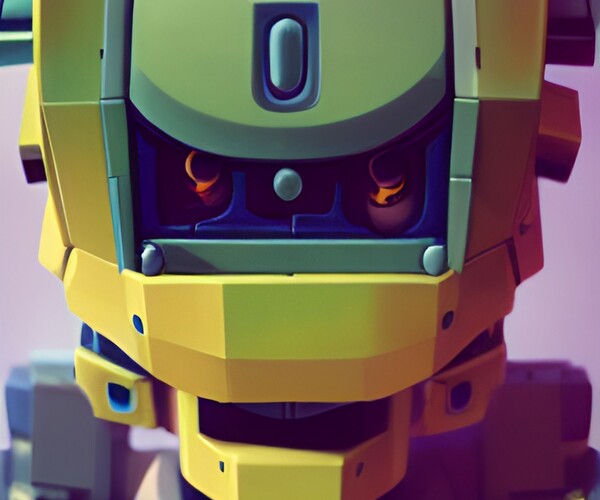 ArtStation - Bastion friendly watchbot 10k jpg collection Game Avatar | Artworks