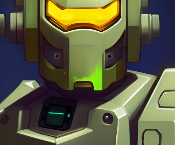 ArtStation - Bastion friendly watchbot 10k jpg collection Game Avatar | Artworks