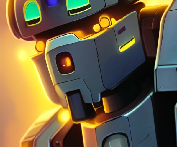 ArtStation - Bastion friendly watchbot 10k jpg collection Game Avatar | Artworks