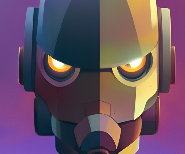 ArtStation - Bastion friendly watchbot 10k jpg collection Game Avatar | Artworks