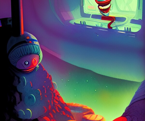 ArtStation - Candy Alien 2 Style 2k jpg pack | Artworks