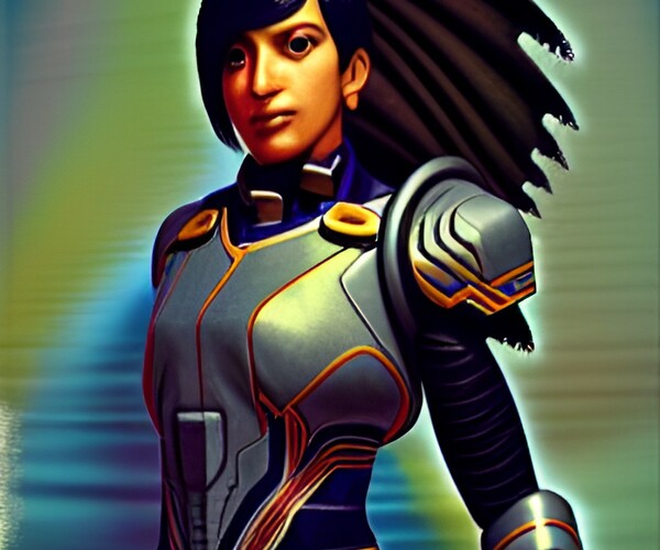 ArtStation - Over Queen Armored PharaOne 2500 jpg FanArt | Artworks
