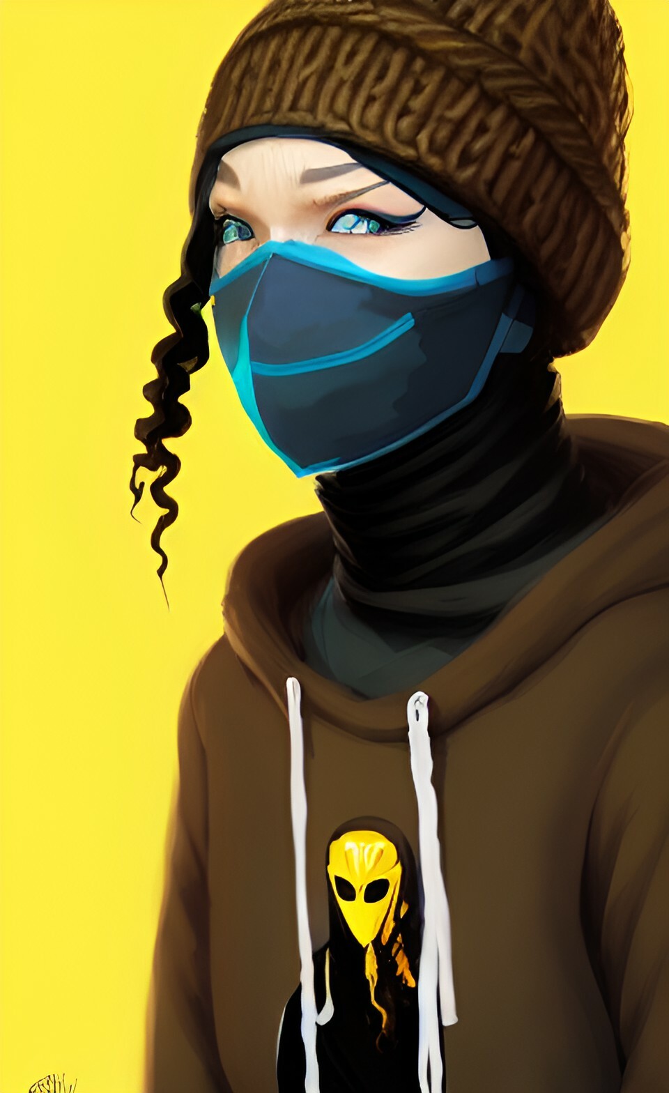 ArtStation - Punk Lady illustration 1800 jpg pack | Artworks