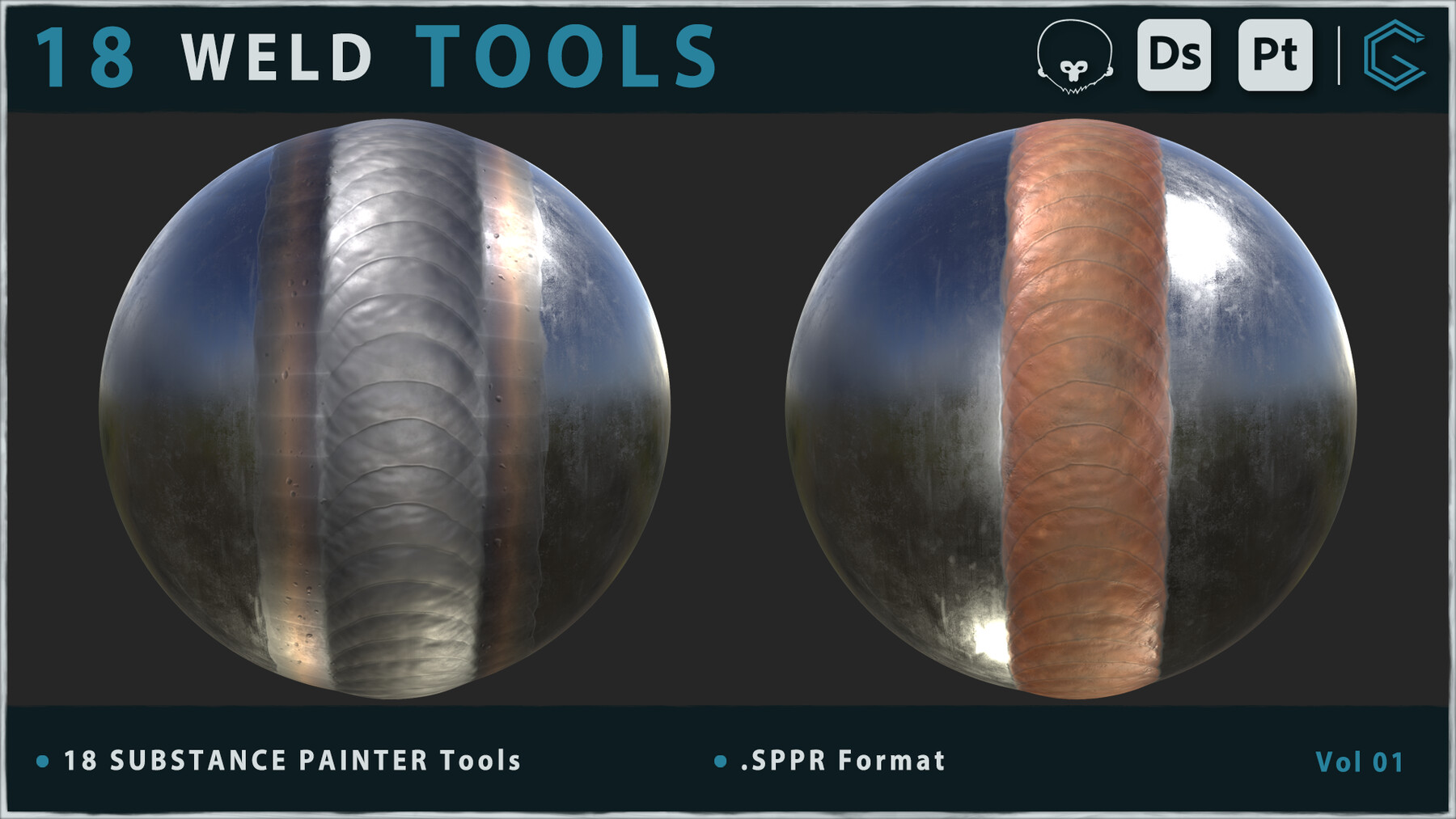 ArtStation - 18 Weld Tools | Brushes