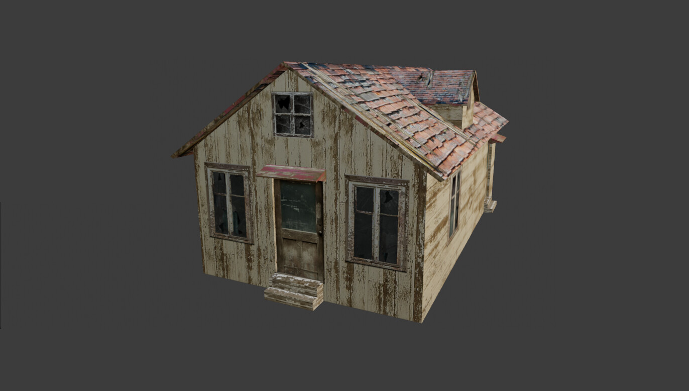 ArtStation - COTTAGE HOUSE GAME READY LOW POLY | Game Assets