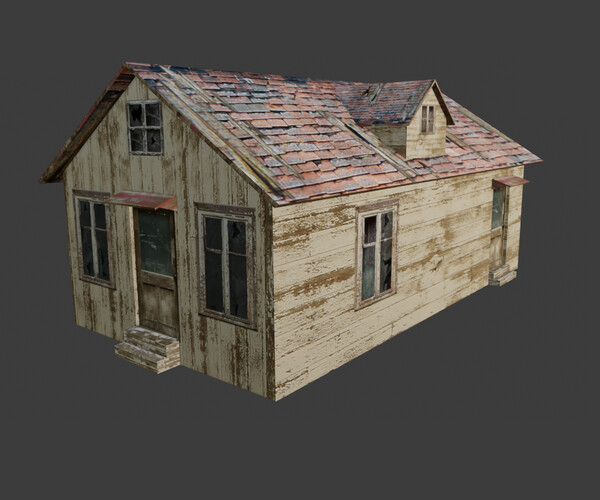 ArtStation - COTTAGE HOUSE GAME READY LOW POLY | Game Assets