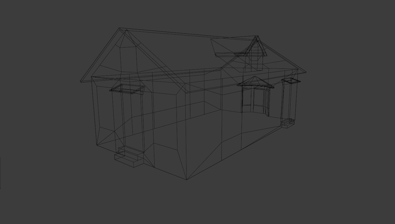 ArtStation - COTTAGE HOUSE GAME READY LOW POLY | Game Assets