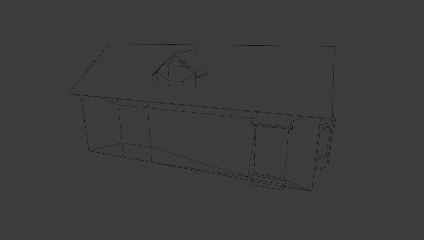 ArtStation - COTTAGE HOUSE GAME READY LOW POLY | Game Assets