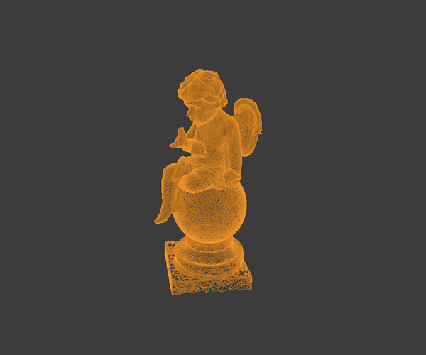 ArtStation - ANGEL STATUE GAME READY LOW POLY | Game Assets