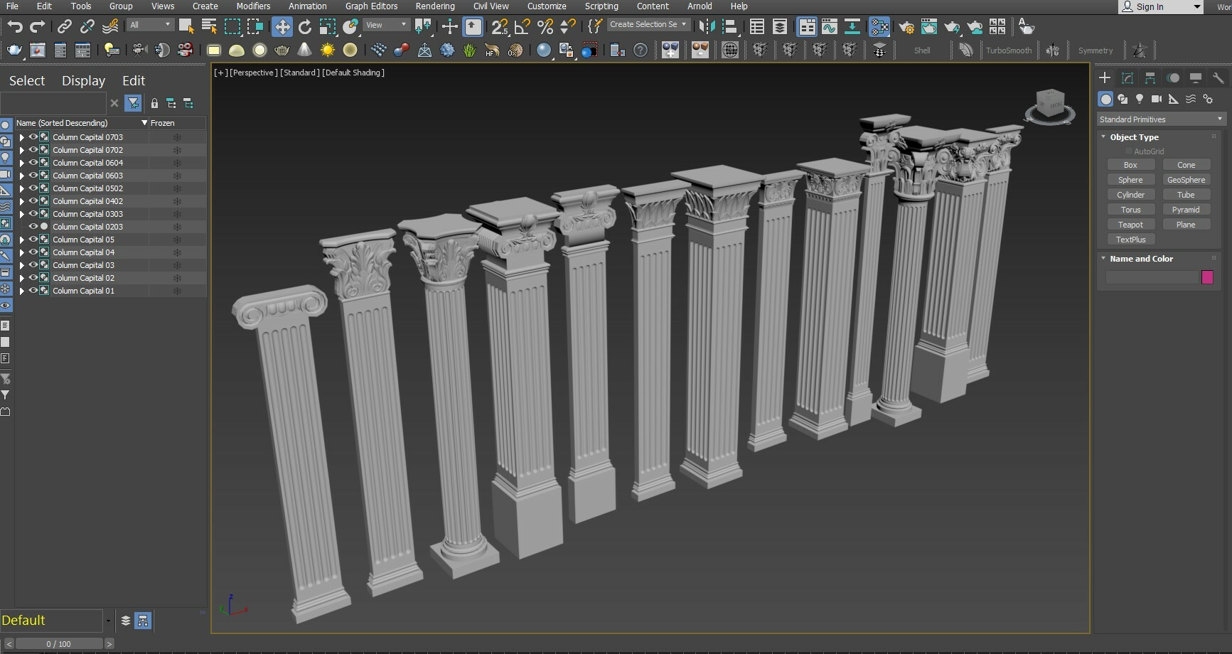 ArtStation - Column Capitals Collection | Resources