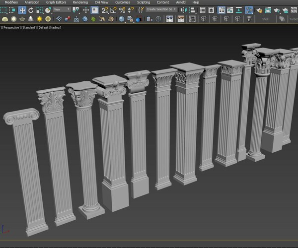 ArtStation - Column Capitals Collection | Resources