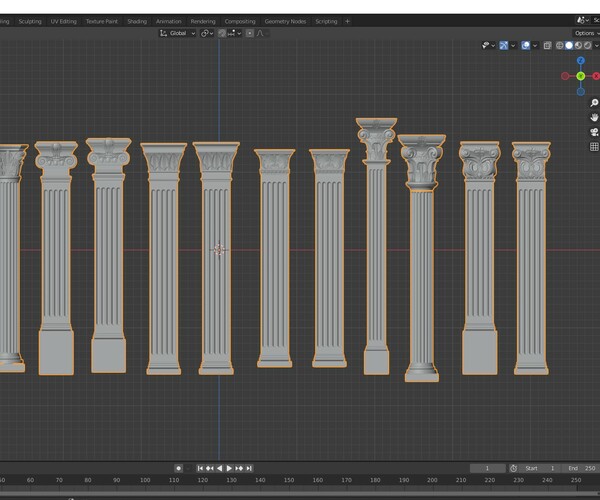 ArtStation - Column Capitals Collection | Resources