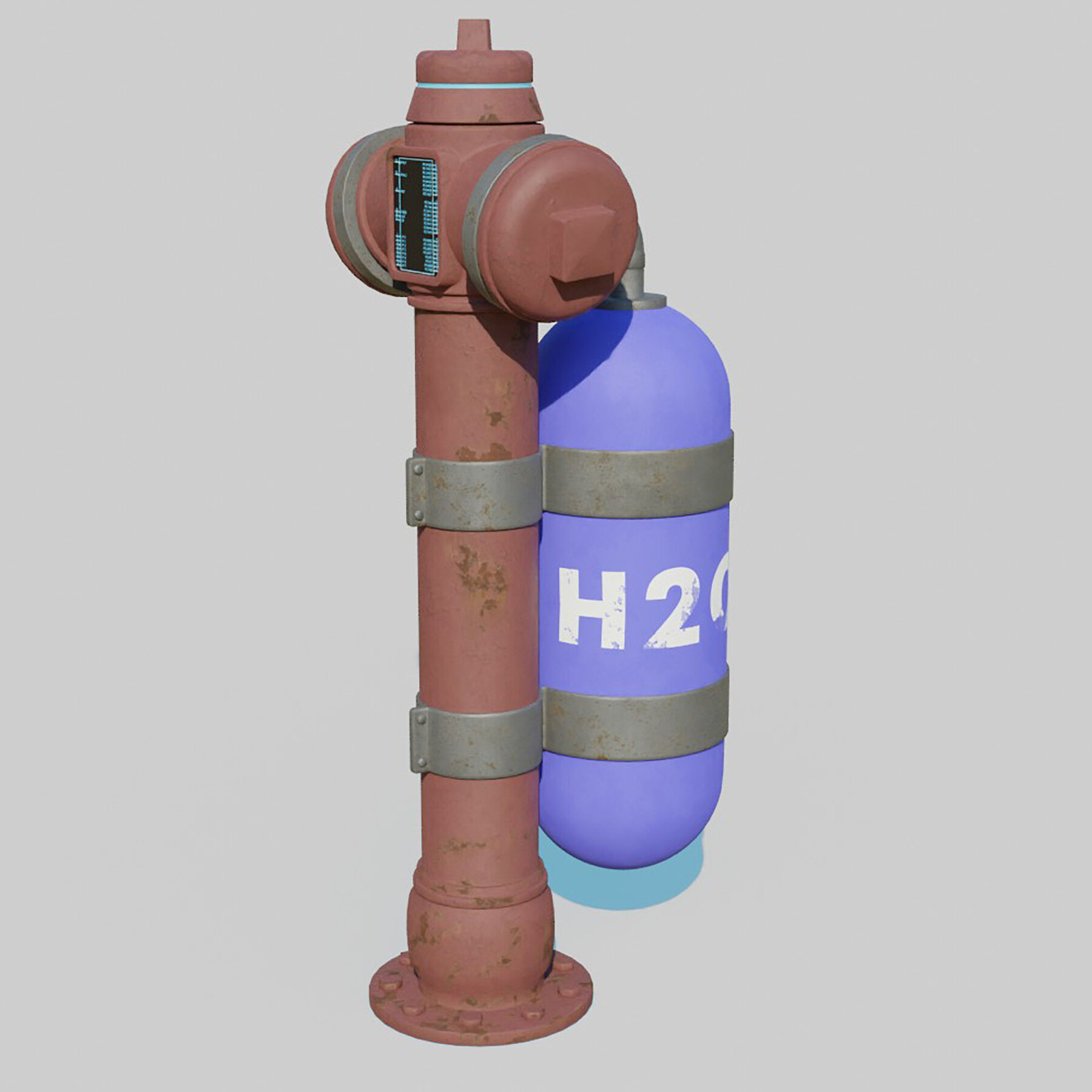 ArtStation - Cyberpunk Fire Hydrant | Resources
