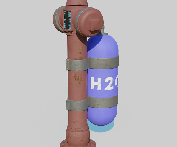 ArtStation - Cyberpunk Fire Hydrant | Resources