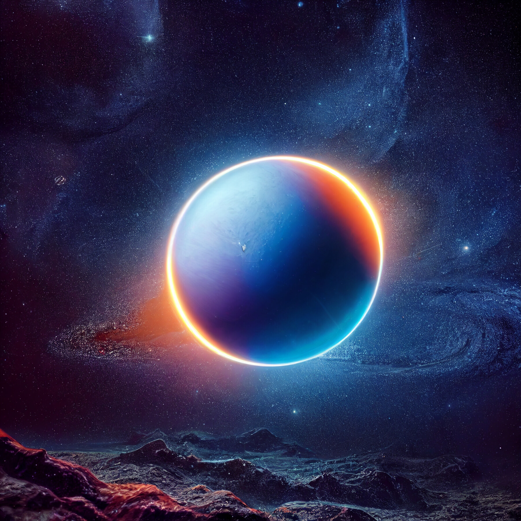 ArtStation - The expanse, planets | Artworks