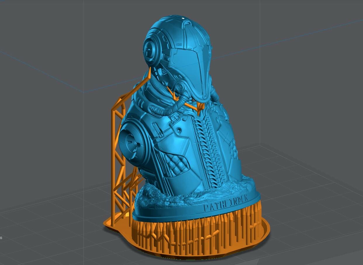 ArtStation - STL - Pathfinder Suit - Sci Fi Bust | Resources