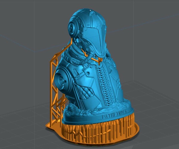ArtStation - STL - Pathfinder Suit - Sci Fi Bust | Resources