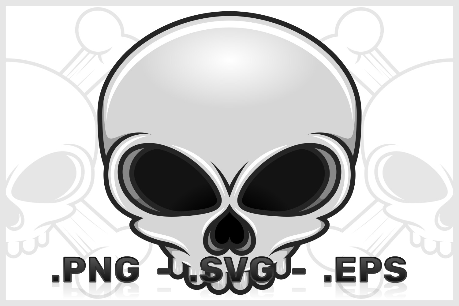 ArtStation - Skull Vector Design In Cartoon Style | Artworks