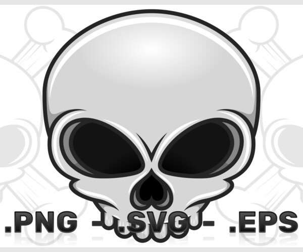 ArtStation - Skull Vector Design In Cartoon Style | Artworks