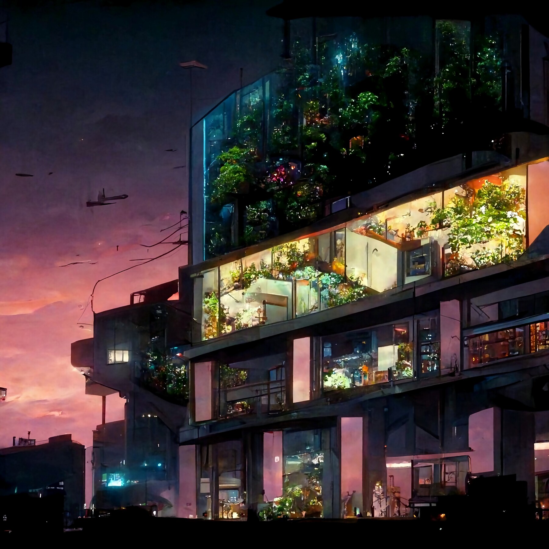 ArtStation - Anime Cityscape Shinkai Makoto style | Artworks