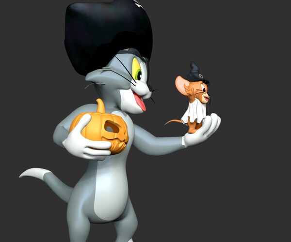 ArtStation - Tom - Jerry With Halloween | Resources