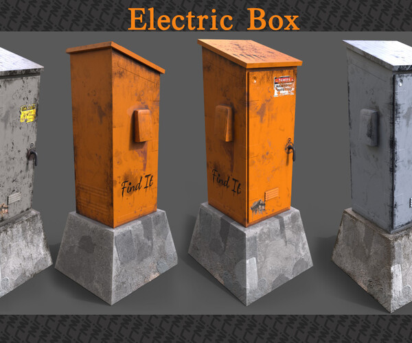 ArtStation - City Props (Low Poly) vol-1 | Game Assets