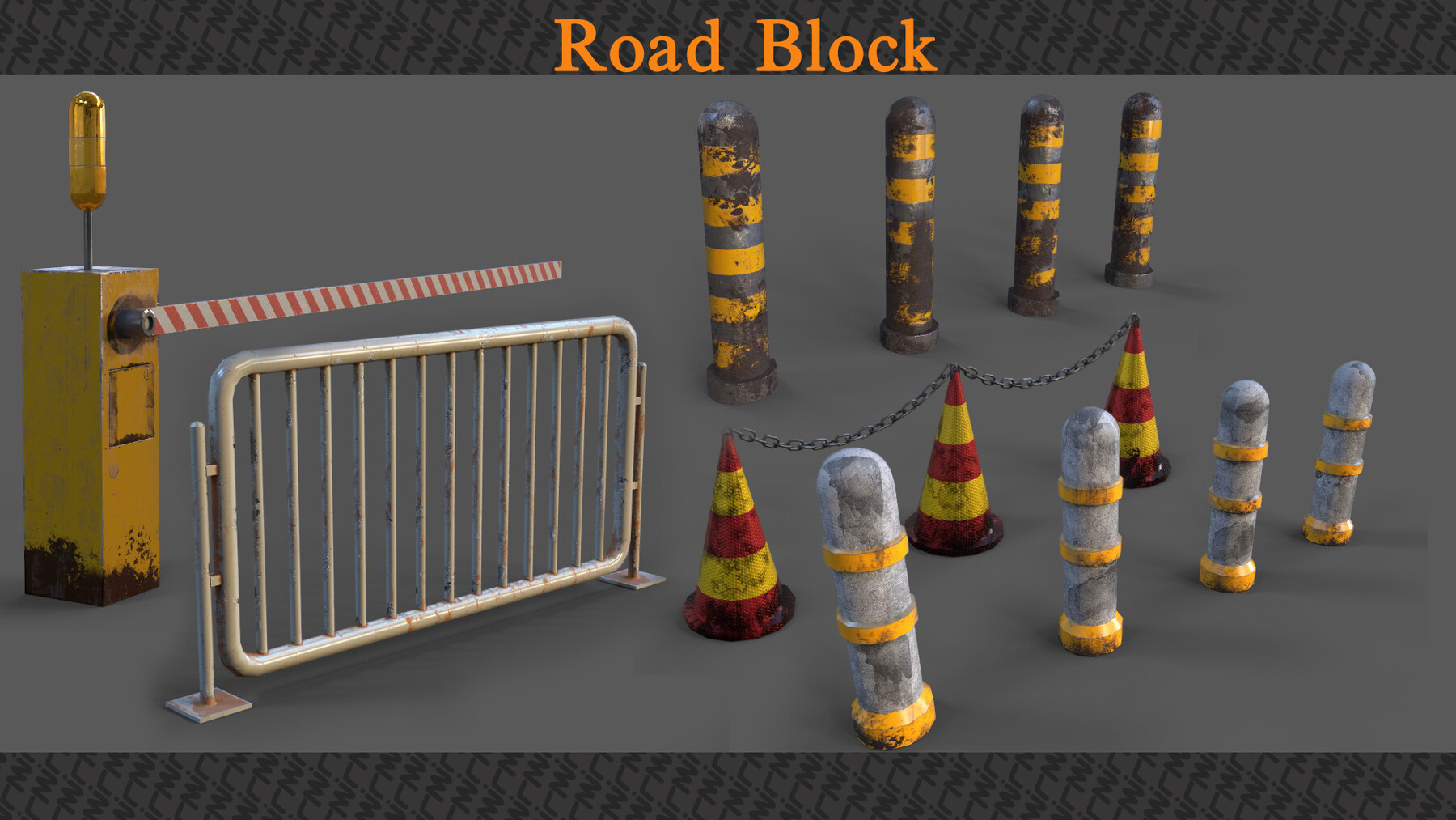 ArtStation - City Props (Low Poly) vol-1 | Game Assets