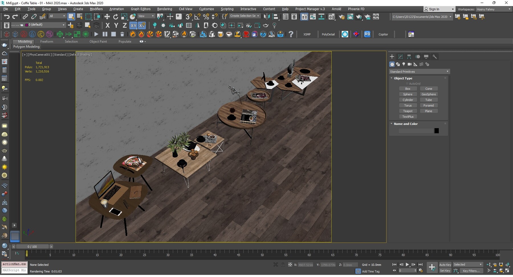 ArtStation - Coffee Table - Waiting Table - 001 | Resources