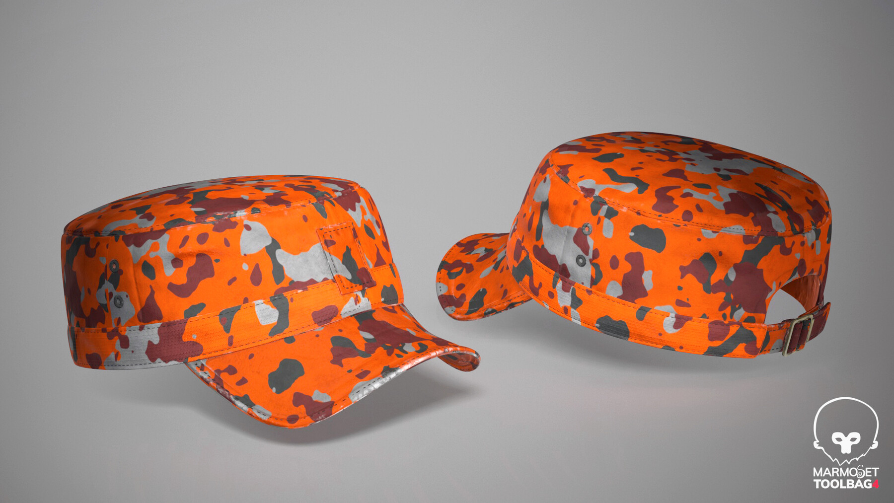 ArtStation - Military Hat - Patrol Cap | Resources